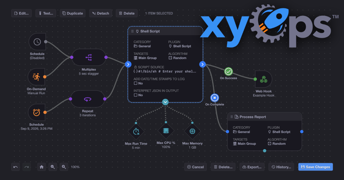 Xyops Open Workflow Automation